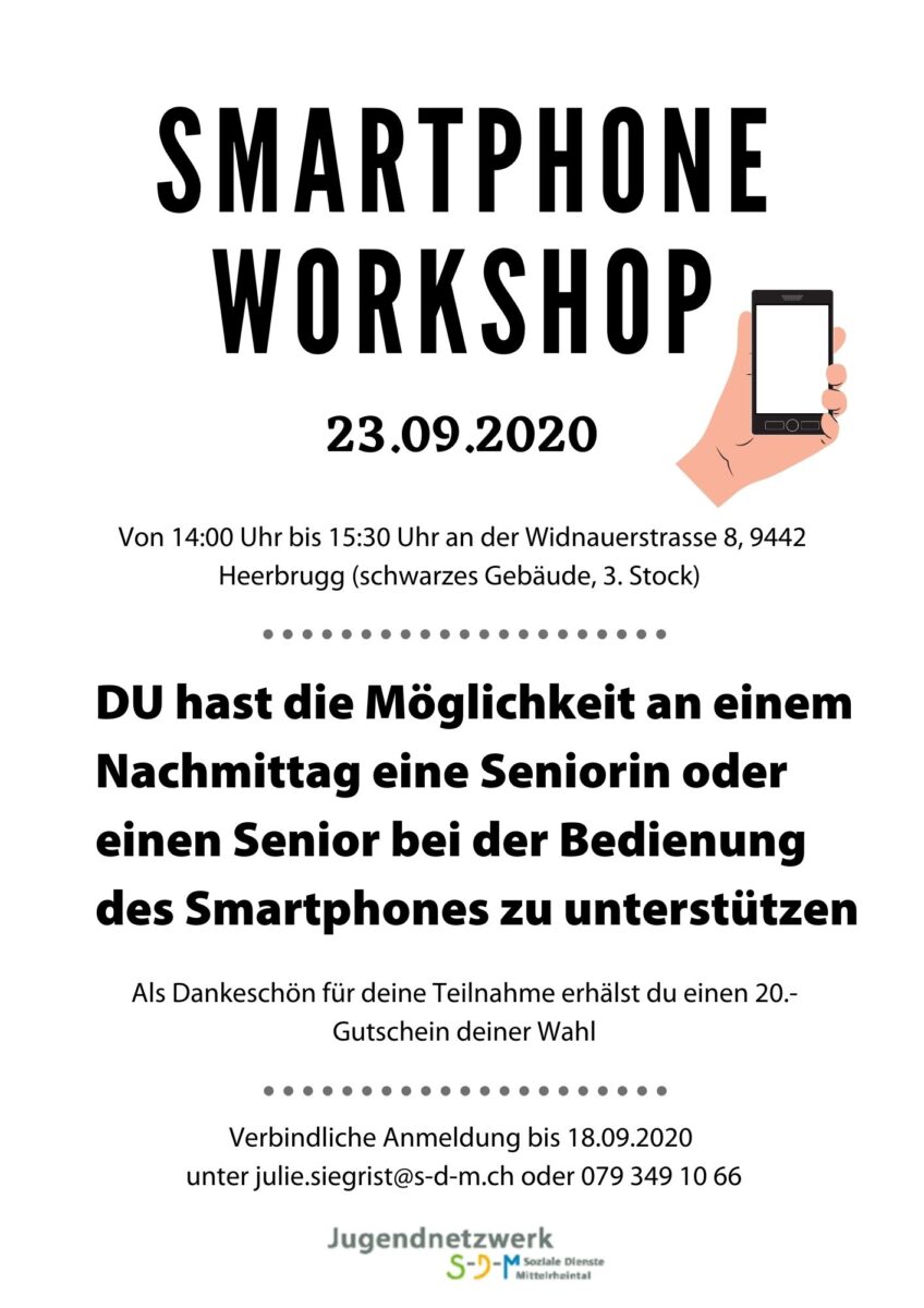 Smartphone Workshop – Jugendnetzwerk SDM